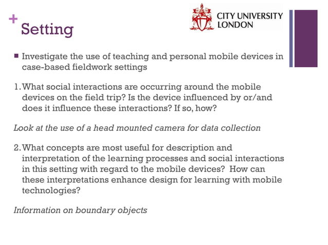 Mobile Learning Stellar presentation | PPT