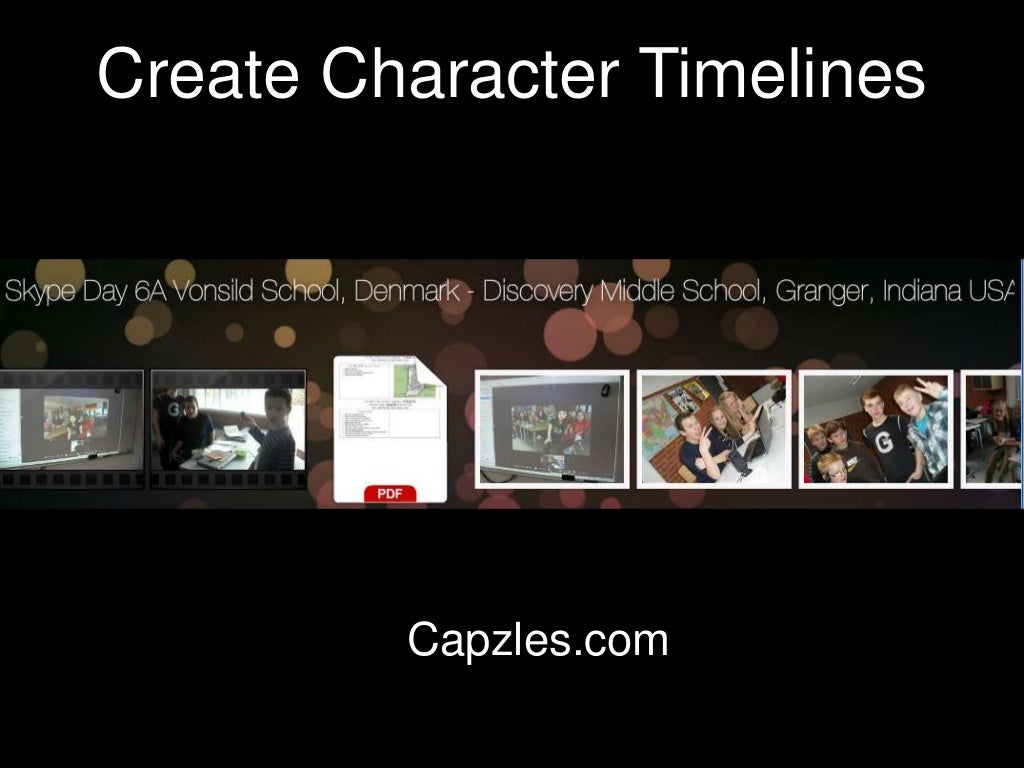 Create Character Timelines Capzles.com