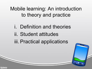Mobile learning introduction | PPT