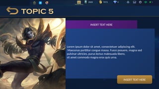 Mobile Legends PowerPoint presentation ppt | PPTX