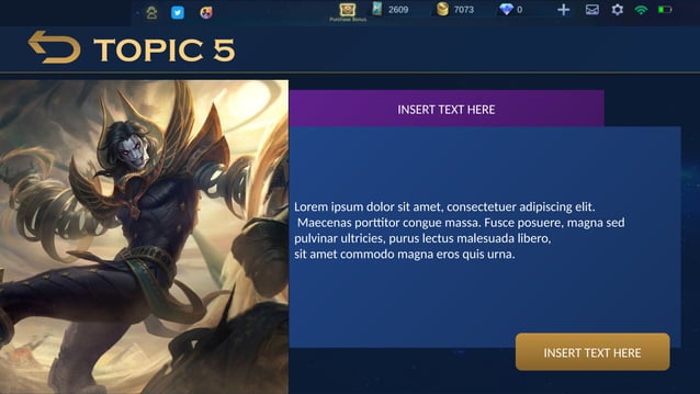 Mobile Legends PowerPoint presentation ppt | PPTX