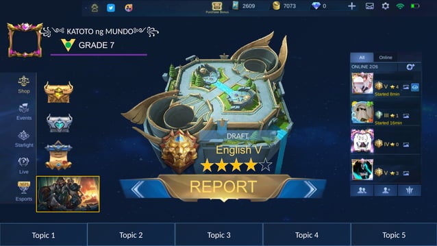 Mobile Legends PowerPoint presentation ppt | PPTX