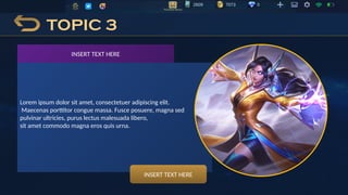 Mobile Legends PowerPoint presentation ppt | PPTX