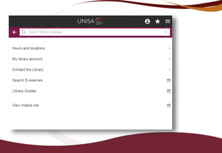 Mobile library libguide | PPTX | Smartphones | Consumer Electronics