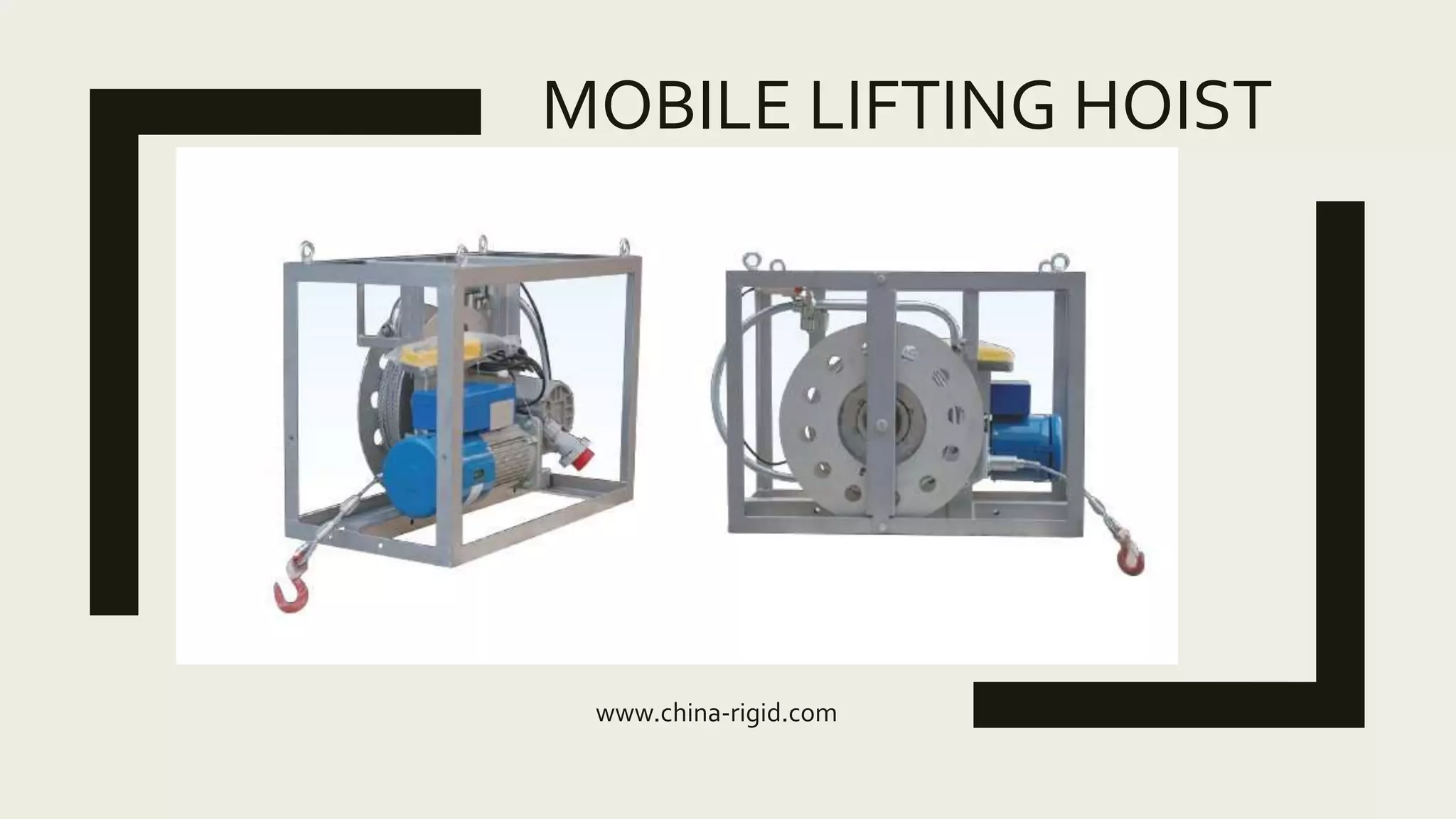 Mobile lifting hoist | PPTX