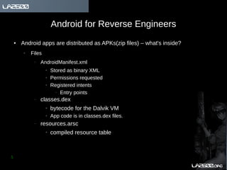 Mobile malware analysis with the a.r.e. vm | PPT