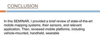 mobile mapping survey.pptx | Cameras and Camcorders | Consumer Electronics