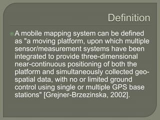 Mobile mapping system | PPTX