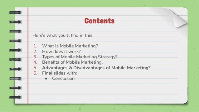 What is Mobile Marketing and its Benefits? | PDF