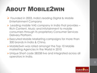 Mobile Marketing - Mobile2win | PDF | Operating Systems | Computer ...