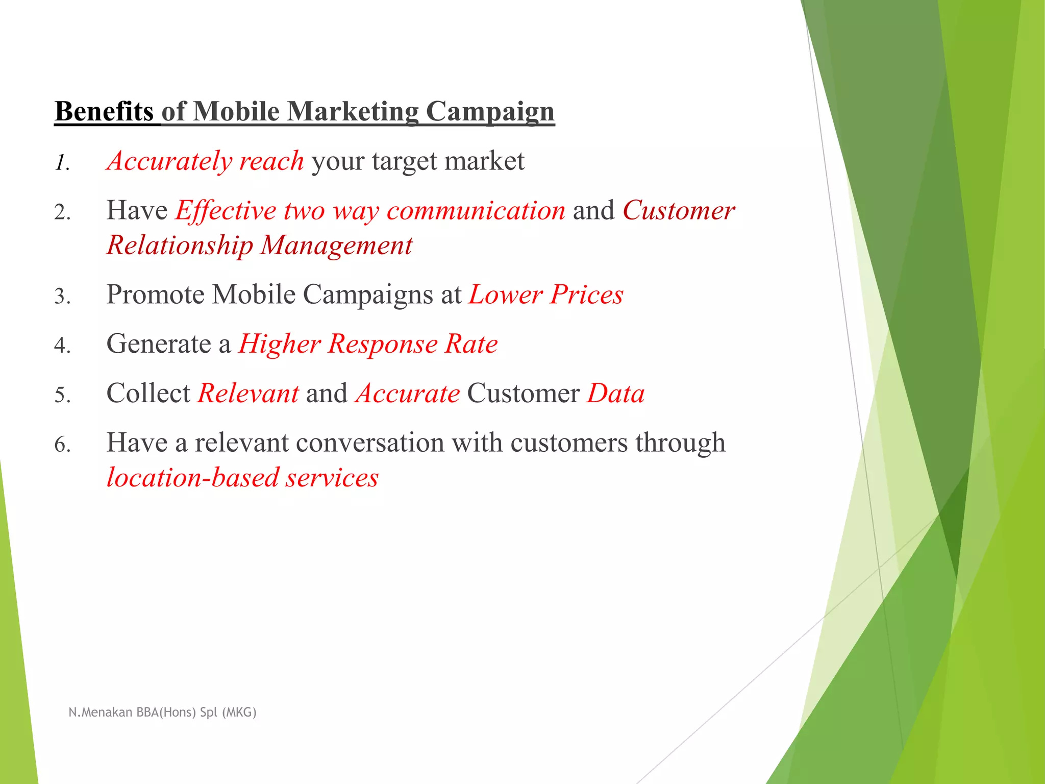 Mobile marketing Campaign | PDF