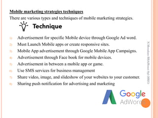 Mobile marketing Strategy | PDF