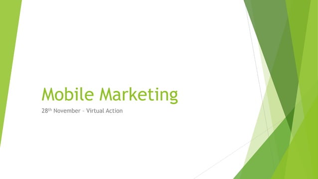 Mobile marketing presentation | PPT