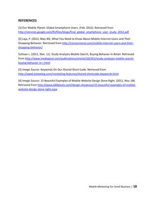 Mobile marketing report | PDF