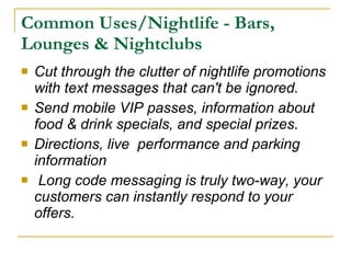 Mobile Marketing Strategies By Business Type | PPT | Marketing and Advertising | Business