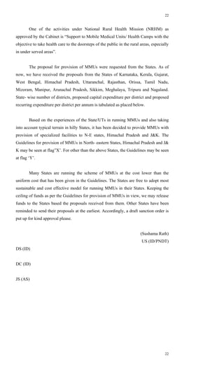 Mobile medical unit | PDF