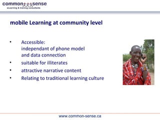 Mobile Learning for the environment | PPT