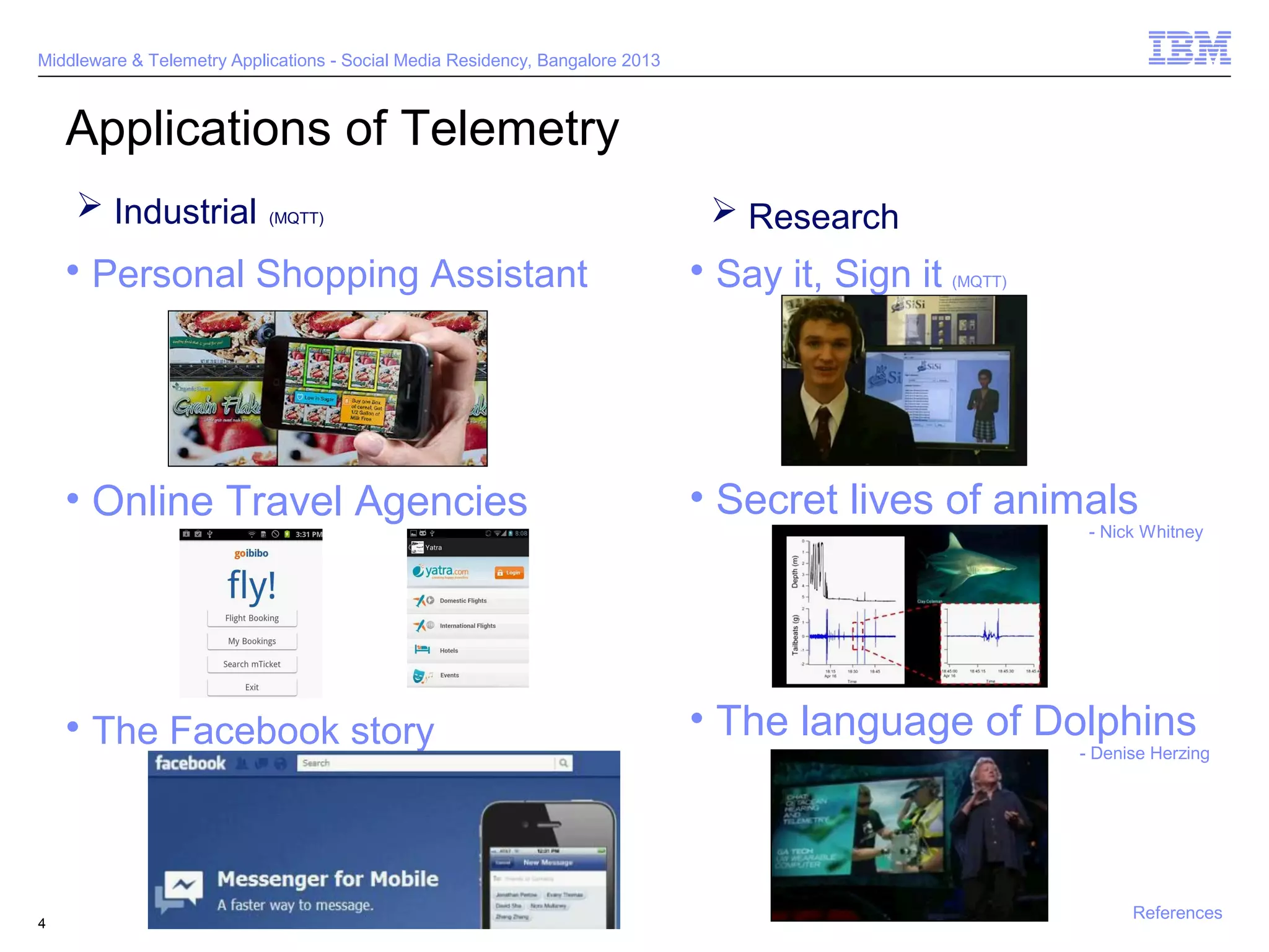 Mobile Middleware and Applications of Telemetry | PPT
