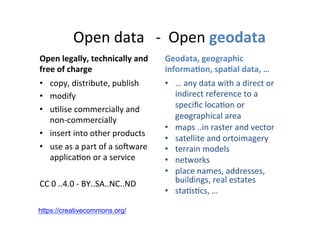 Open geodata in Finland | PPT