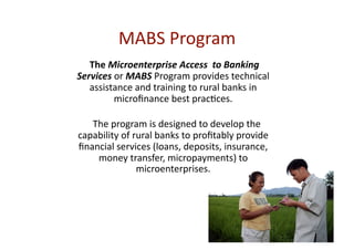 Mobile Money As An Enabler For Microfinance | PPT