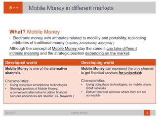 Mobile Money Overview | PDF