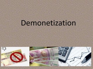 Demonitisation | PPT