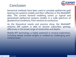 MobileMT epithermal gold systems forward modeling | PDF