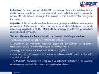 MobileMT epithermal gold systems forward modeling | PDF