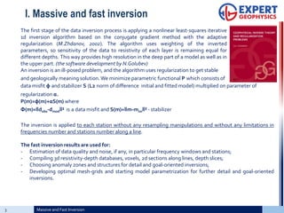 Inversions of MobileMT data and forward modelling | PDF