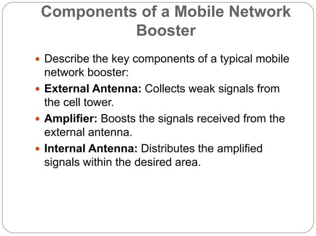 Enhance Signals: Mobile Network Boosters for Better Connectivity | PPTX