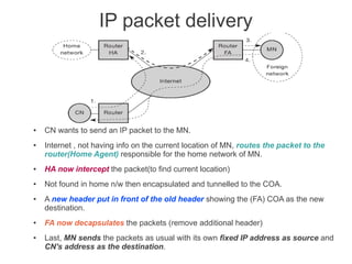Mobile Network Layer | PDF
