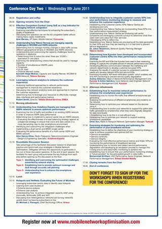 Mobile Network Optimisation 2011 | PDF