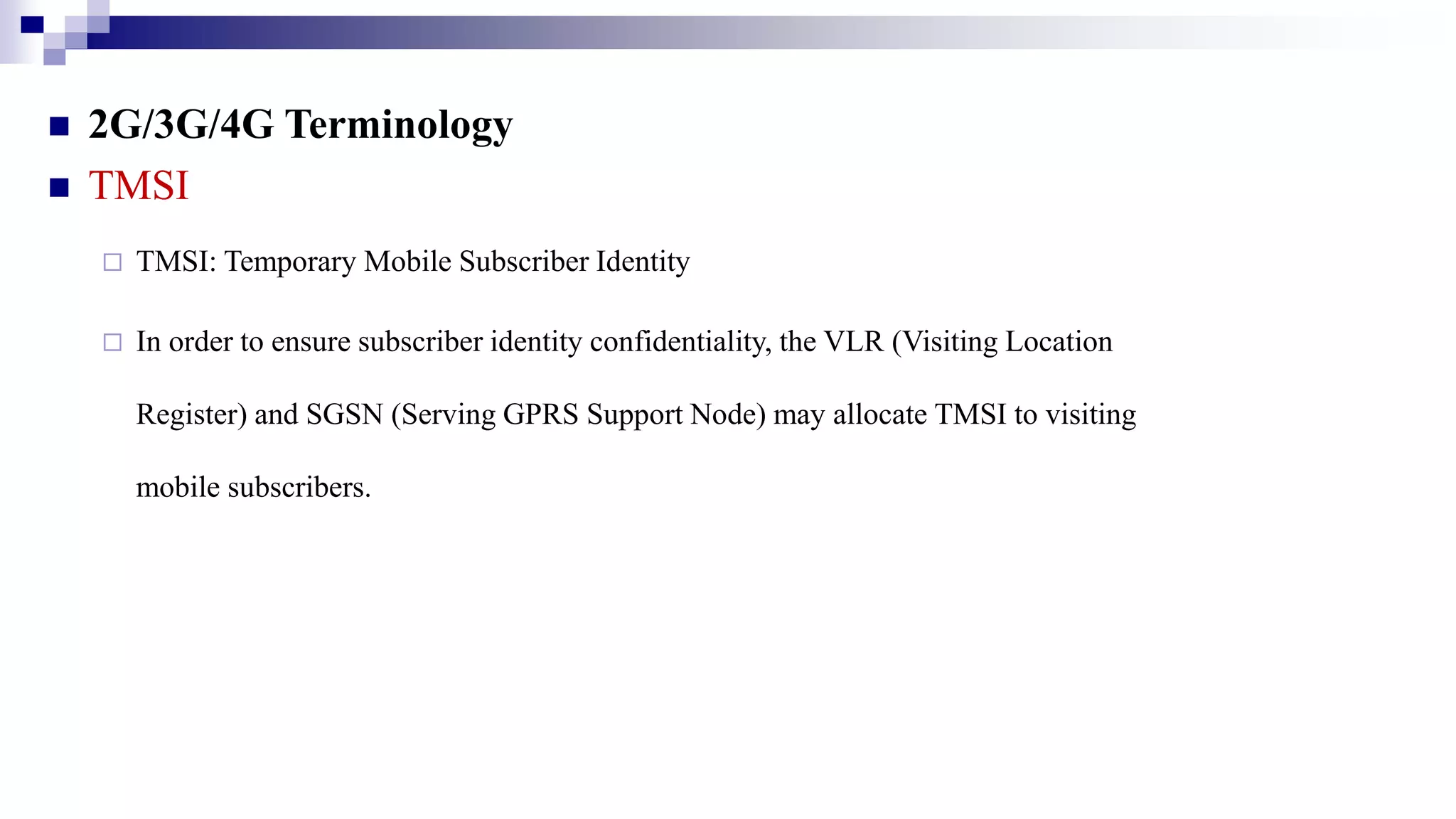 Mobile Networks Overview (2G / 3G / 4G-LTE) | PPTX