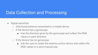 collected RSSI data (WiFi) | PPTX