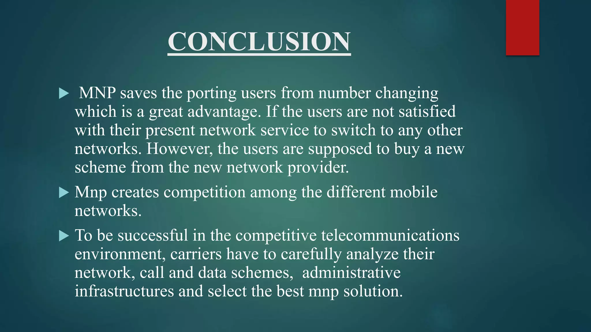 Mobile number portability | PPTX