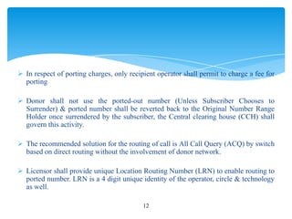 Mobile number portability1 | PPT