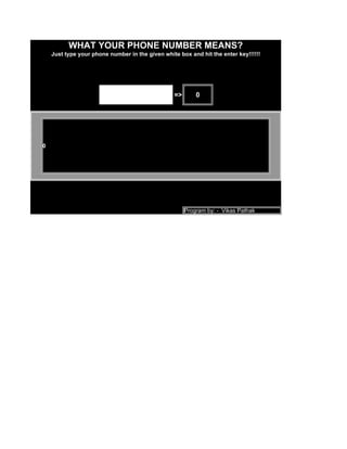 Mobile number say | PDF