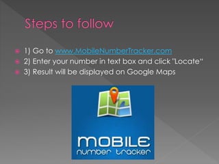 Mobile Number Tracker (www.MobileNumberTracker.com) | PPTX | Technology ...