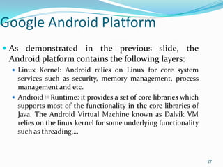 Mobile operating system.. | PPTX | Operating Systems | Computer ...