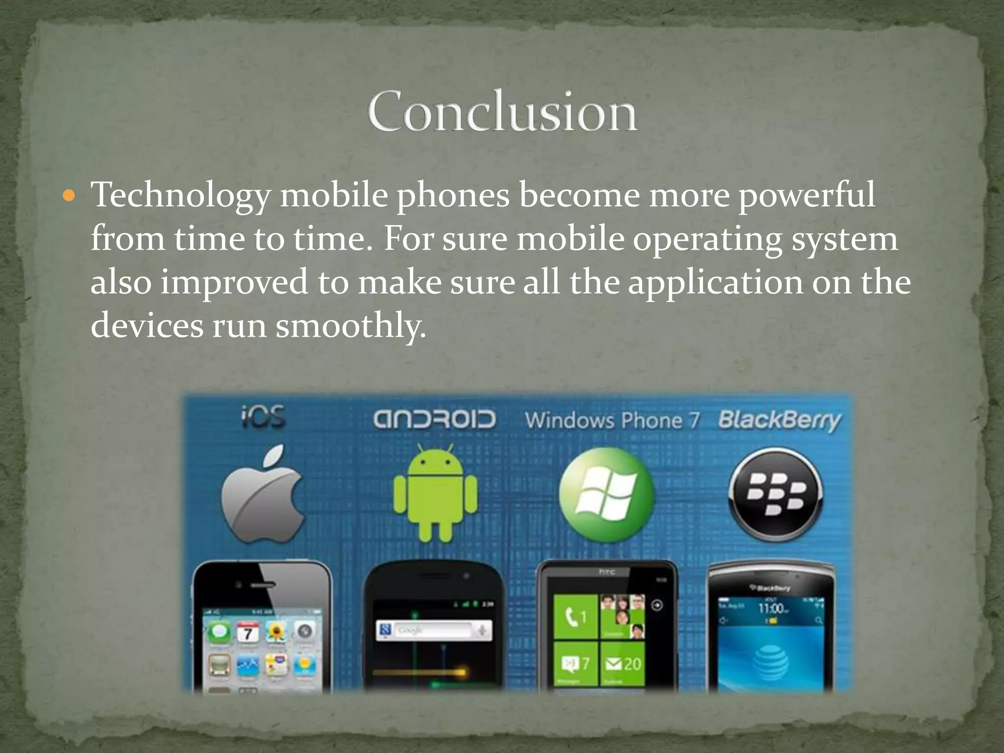 Mobile operating system | PPT