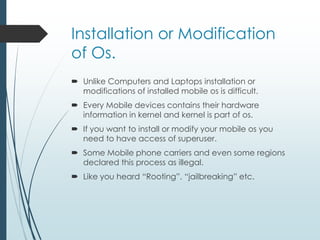 Mobile operating system | PDF | Operating Systems | Computer Software ...