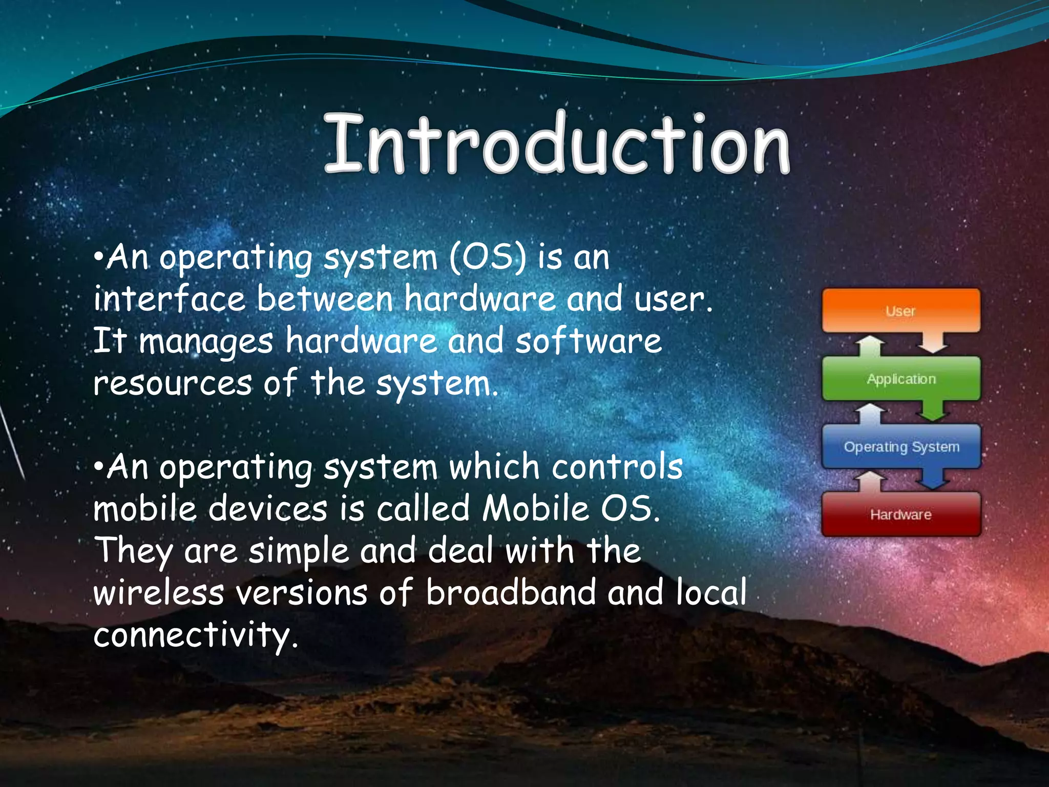 Mobile Operating System Pptx