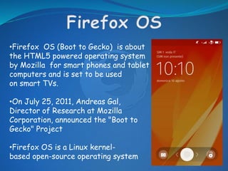 Mobile operating system | PPTX