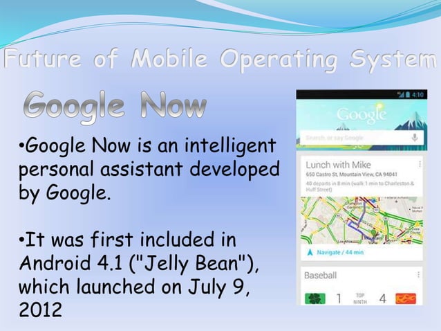 Mobile Operating System Pptx