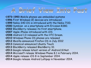 Mobile operating system | PPTX