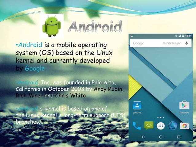Mobile operating system | PPTX