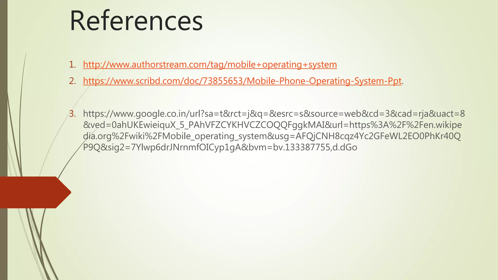 Mobile operating system | PPTX