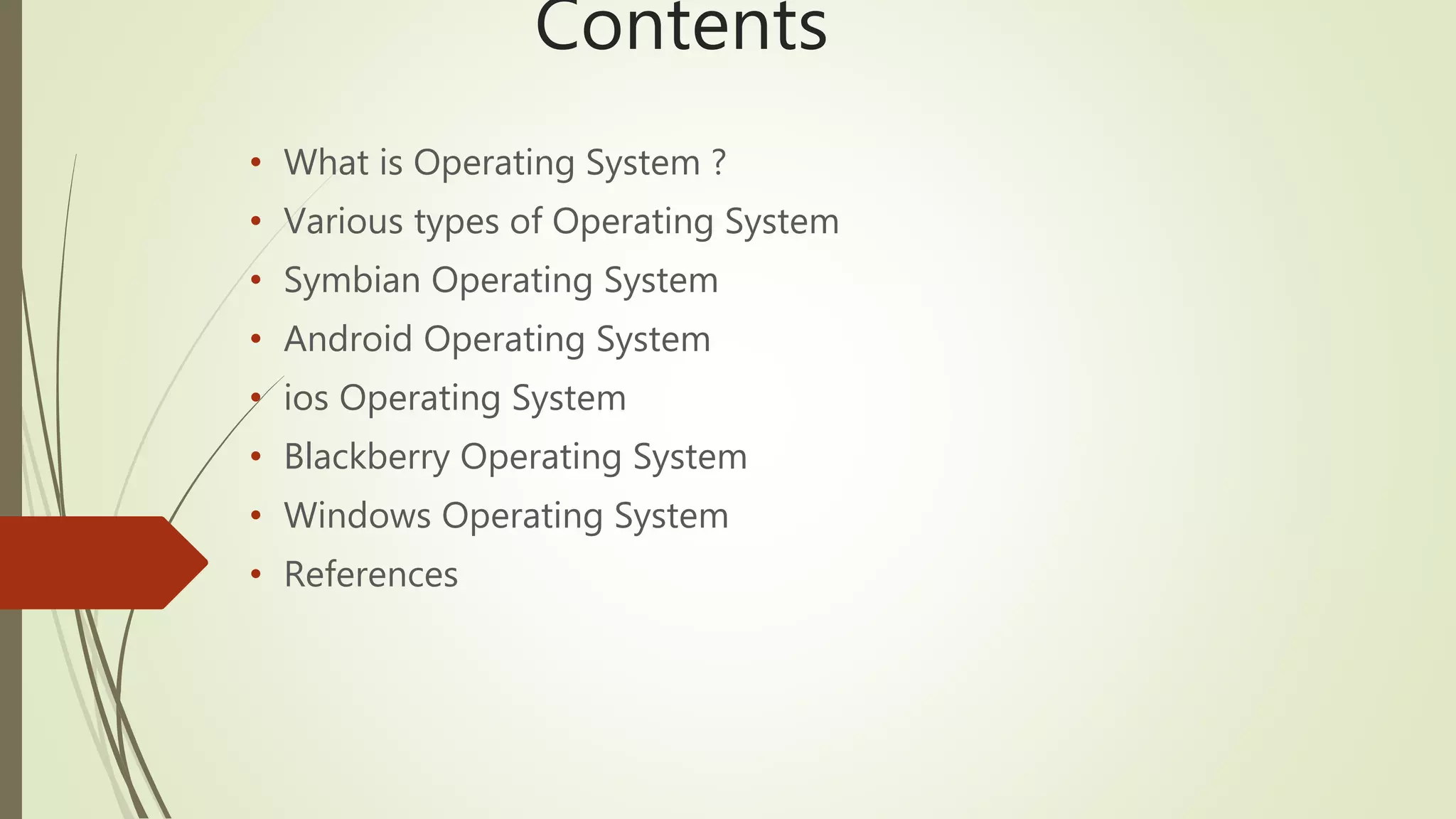 Mobile operating system | PPTX