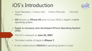 Mobile operating system | PPTX