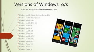 Mobile operating system | PPTX